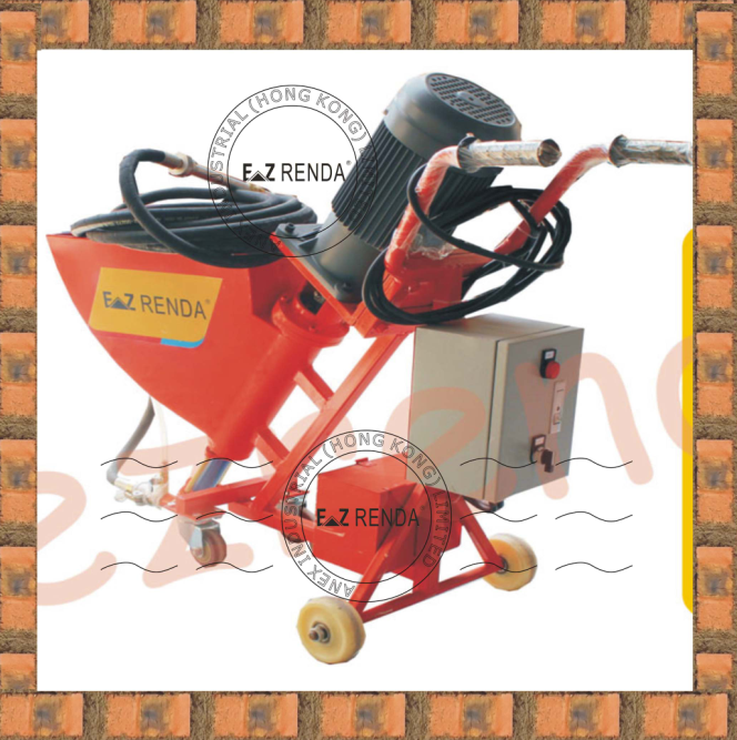 High Speed Ceiling Mortar Spray Machine Mud Lacquer Spray Machine ...