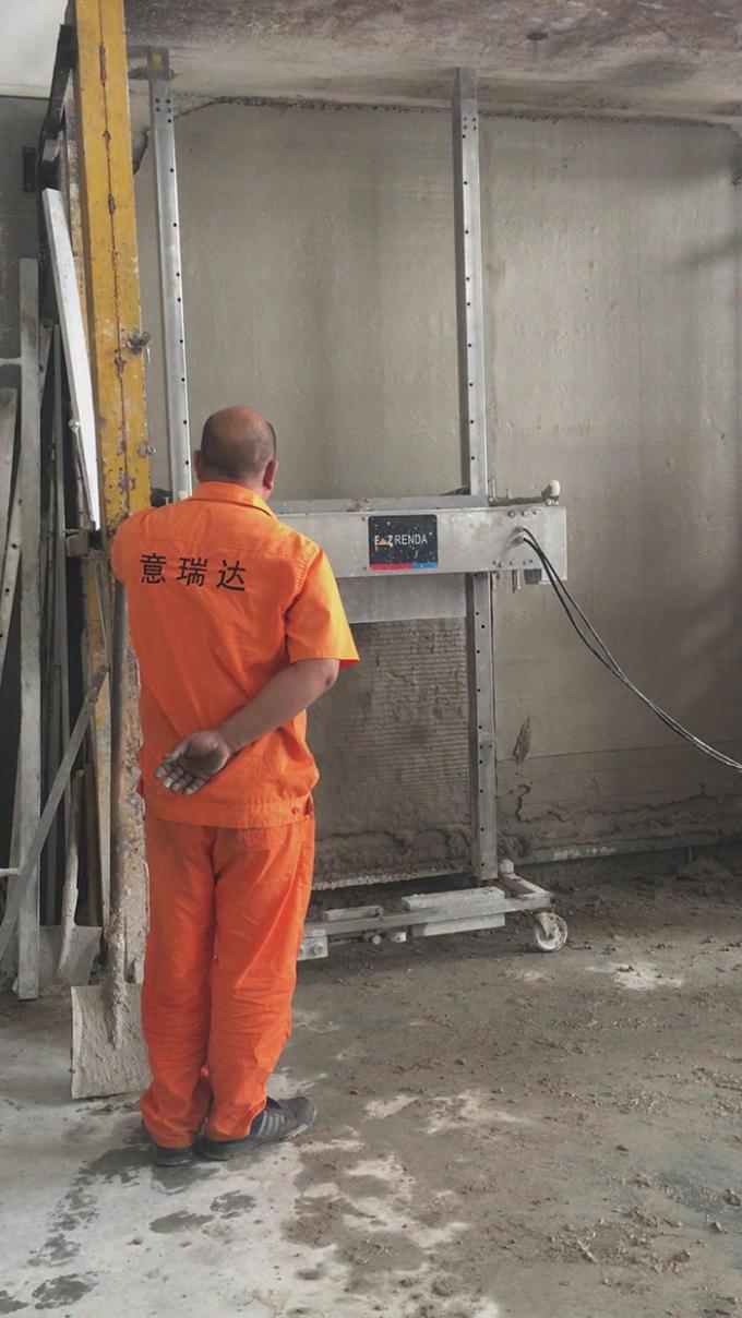 Big Mortar Tank One Time Loading Wall Plastering Machine 1350*700*500mm